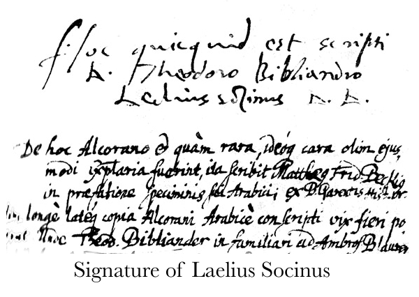 Socinus, Laelius (Sozzini, Lelio) - Dictionary of Unitarian ...